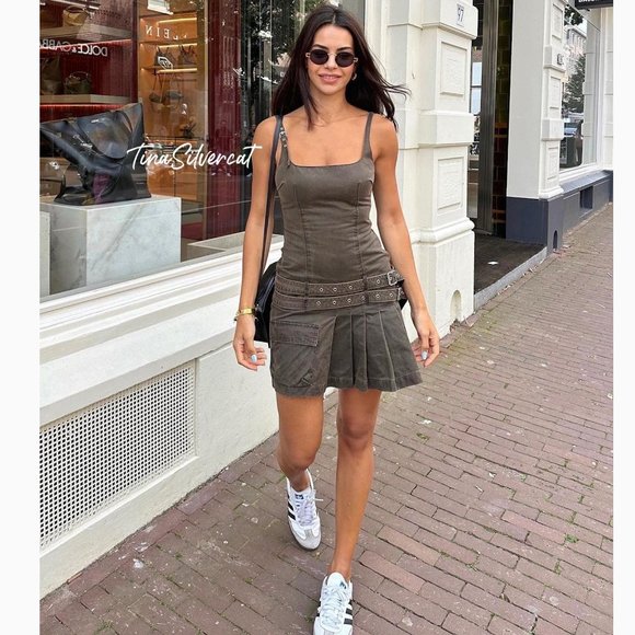 Zara | Dresses | Bloggers Fave Zara Waxed Mini Dress Nwt | Poshmark